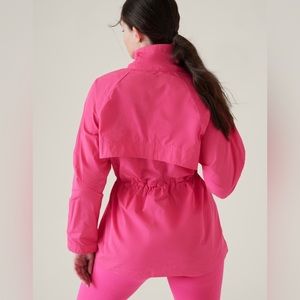 Athleta | Jackets & Coats | Nwtathleta Pink Westerly Jacket Extra Large ...